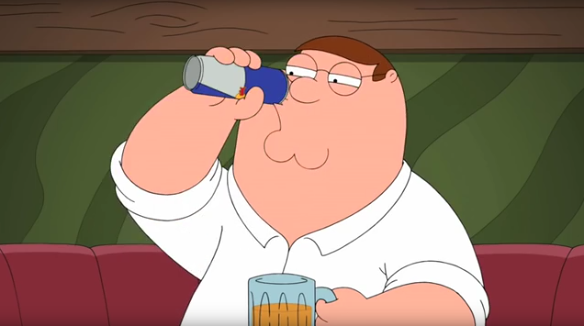 „Peter Griffin auf Red Bull“