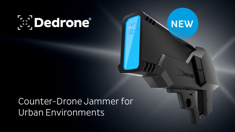 Dedrone präsentiert neuen Drohnen-Störsender für urbane Gebiete