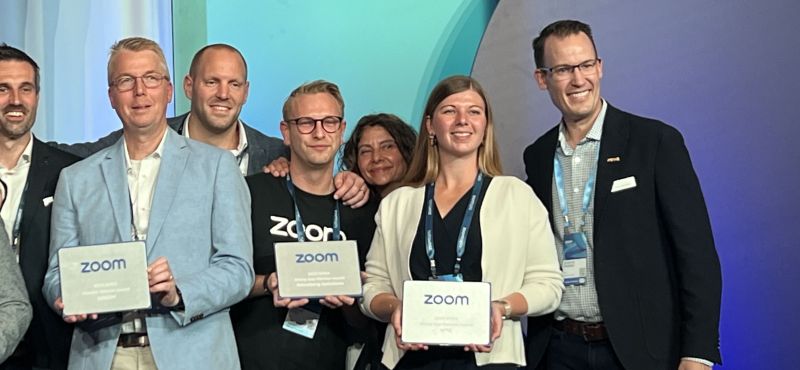 WTG gewinnt Zoom Partner Sales Award '2023 EMEA Rising Star'