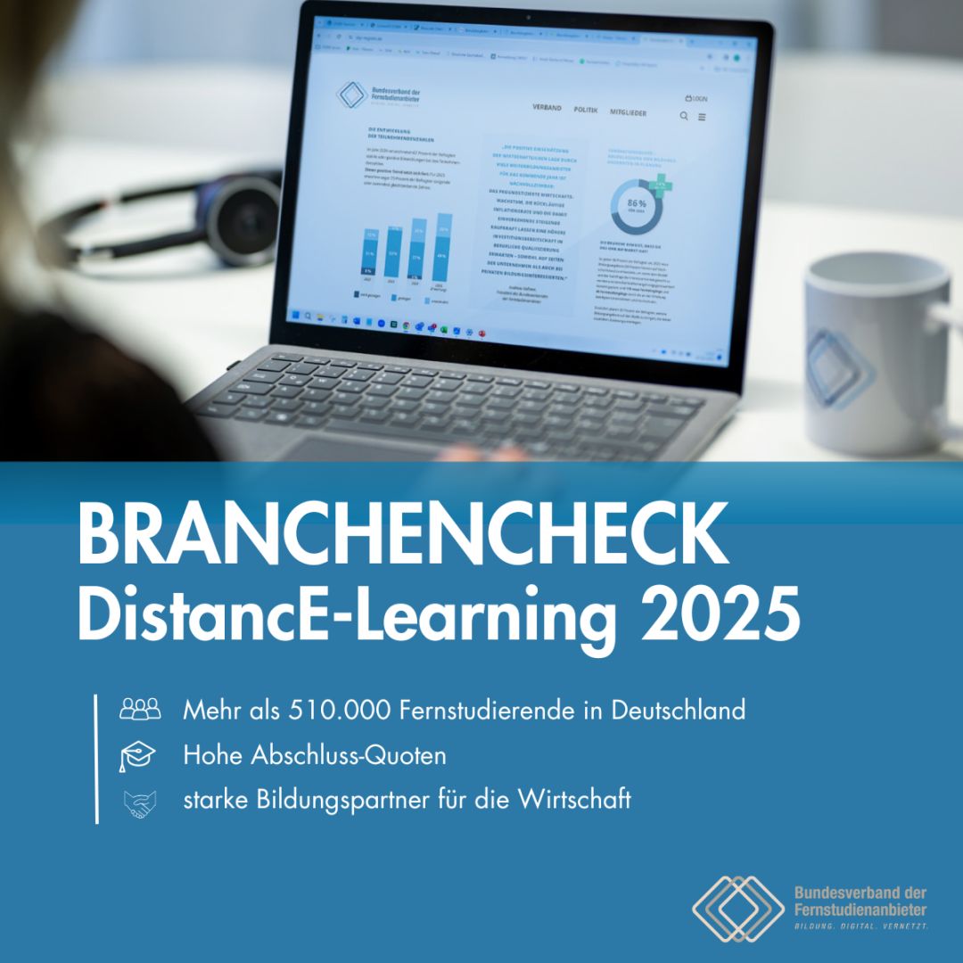 Branchencheck Distance-Learning 2025: Digitale Bildung boomt – und ...