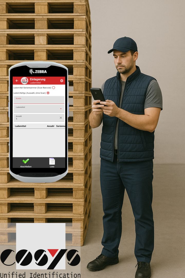 Lademittel effizient verwalten – mit der COSYS Lademittelverwaltung App