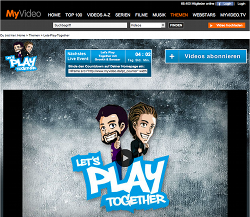 MyVideo wird zum WebTV-Sender: Erfolg mit Live-Shows