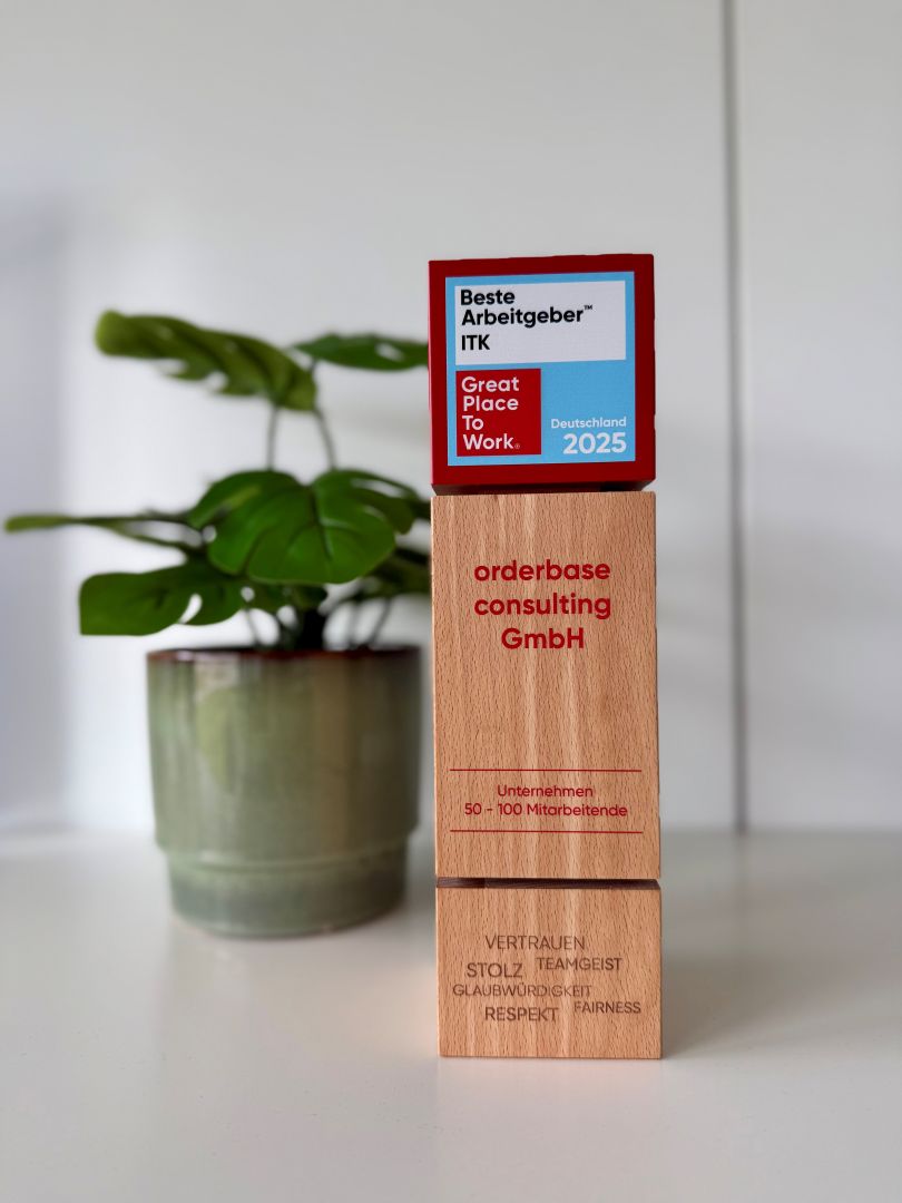 orderbase consulting GmbH erneut als "Bester Arbeitgeber ITK 2025" ausgezeichnet
