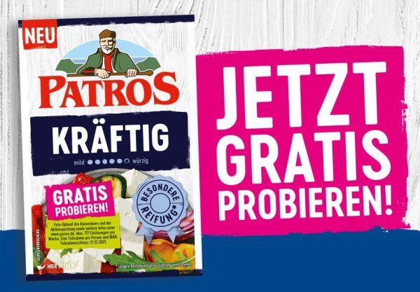 Patros Kräftig gratis testen dank Kaufpreiserstattung